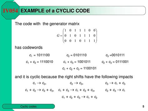 Ppt Chapter 3 Cyclic And Convolution Codes Powerpoint Presentation