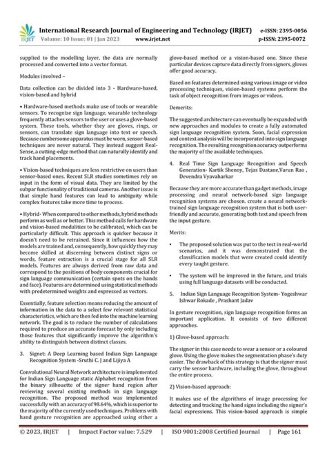 Computer Vision Enabled Gesture Recognition For Differently Abled People Pdf