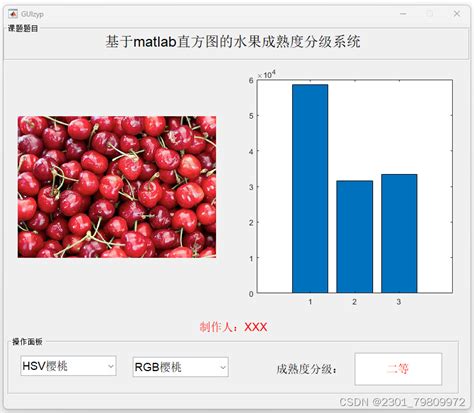 基于matlab直方图的水果成熟度分级系统j基于matlab水果分级系统 Csdn博客