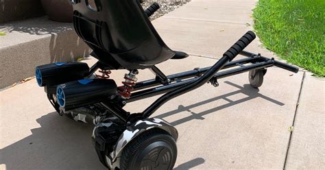 Hoverboard Buggy Attachment W Led Lights And Fog Blaster Only 79 99 Shipped On