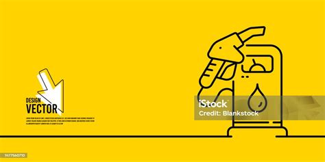 가솔린 펌프 노즐 배너 연료 펌프 주유소 아이콘입니다 급유 서비스 그림 벡터 0명에 대한 스톡 벡터 아트 및 기타 이미지 0명 가솔린 개념 Istock