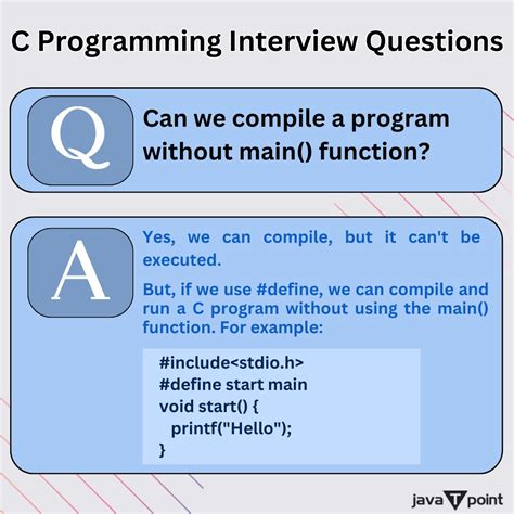 How To Compile A Program Without Main Tpoint Tech Posted On The