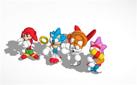 3d Design Teh Sonic Tem Tinkercad