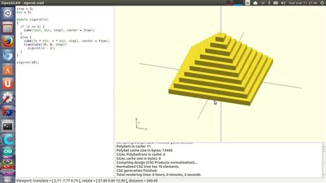 Tutorial Openscad 2 Probando El Nuevo Openscad 2014 03 17 28 YouTube
