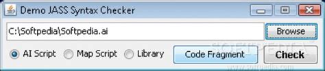 Jass Syntax Checker Download Softpedia