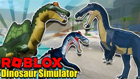 The Mega Spinosaurus Update Roblox Dinosaur Simulator Youtube