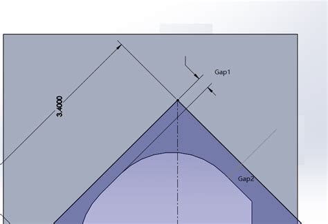 In A Sketch How To Add Equal Constraint To Two Dimensions Gap1