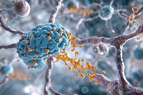 Vibrant Depiction Of Neurons Forming Brain Function Pathways During Memory Research Showcasing
