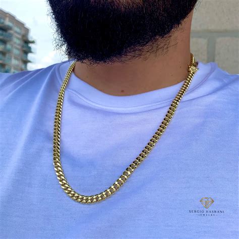 10k 6mm Cuban Link Chain Sergio Hasbani Jewelry