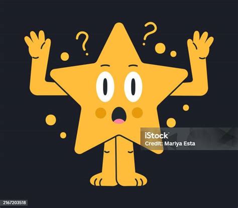기하학적 인 별 마스코트입니다 재미 있는 별 캐릭터 귀여운 만화 별 모양 와 얼굴 감정 평면 벡터 일러스트 레이 션 유머러스 한 얼굴을 가진 만화 스타 마스코트 0명에 대한