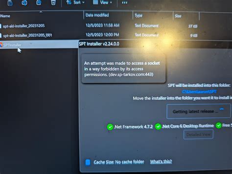 Auto Installer Issue Rsptarkov