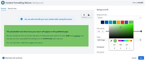 How To Add A Background Colour To Confluence Pages