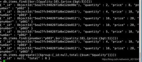 mongodb数据库的文档基本操作 查询 mongodb统计销售商品的种类 csdn博客
