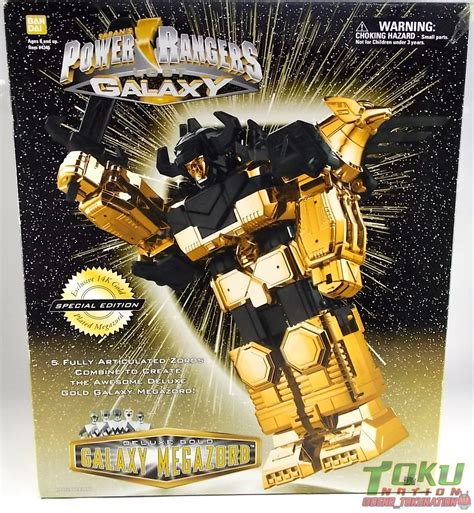 14k Gold Plated Power Rangers Lost Galaxy Megazord Gallery Tokunation