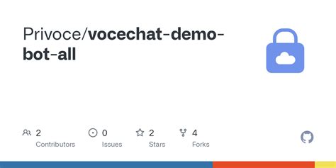 github privoce vocechat demo bot all