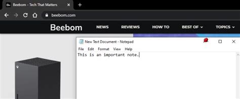 How To Keep An App Window Always On Top In Windows 10 Beebom