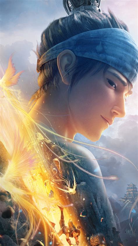 动漫电影杨戬高清全屏手机壁纸图片 2160x3840 4K影视高清壁纸 典雅壁纸