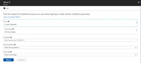 Idm実験室 Azure Ad 条件付きアクセスのポリシー適用状態を確認する「what If機能」