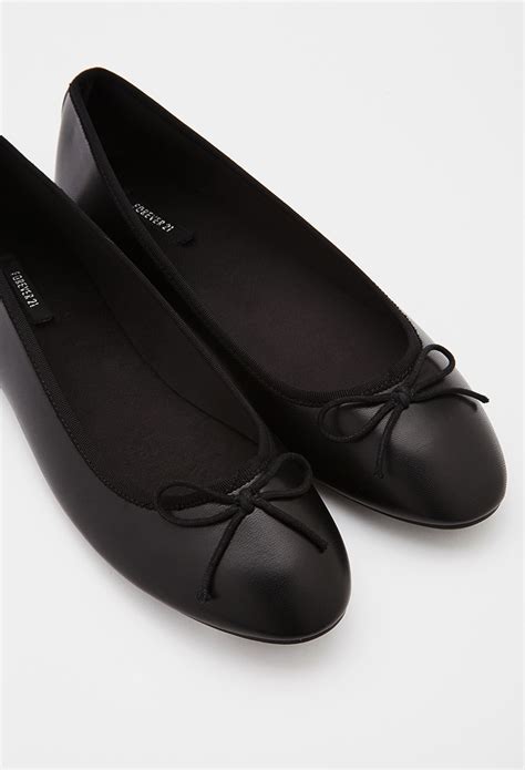 Lyst Forever 21 Classic Ballet Flats In Black