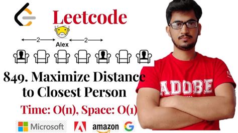 849 Maximize Distance To Closest Personleetcode Problem Youtube