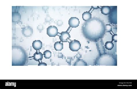 Eps 10 Vector Illustration Molecule Structure Science Background Healthcare Medicine 3d