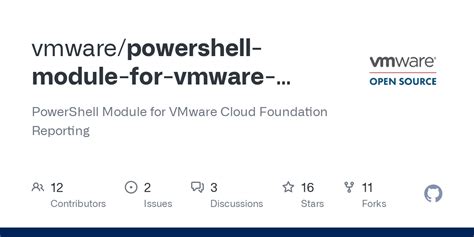 github vmware powershell module for vmware cloud foundation reporting