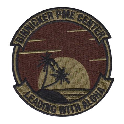 Binnicker Pme Center Aloha Ocp Patch Binnicker Professional Military