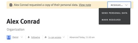 Resolving Data Requests Lever Help Center
