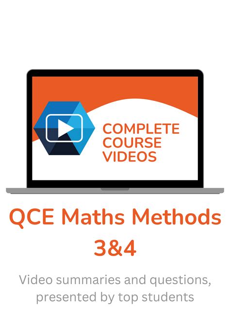 atar notes complete course videos qce maths methods 3and4