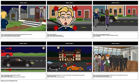 Cinematic Direction Storyboard Elements Visual Storyboard