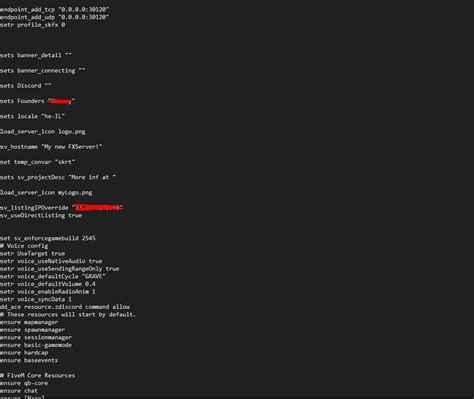 resources not starting server discussion cfx re community