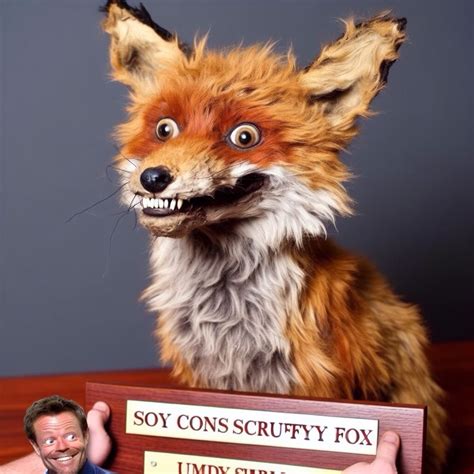 Taxidermy Gone Wrong Scruffy Fox Blank Template Imgflip