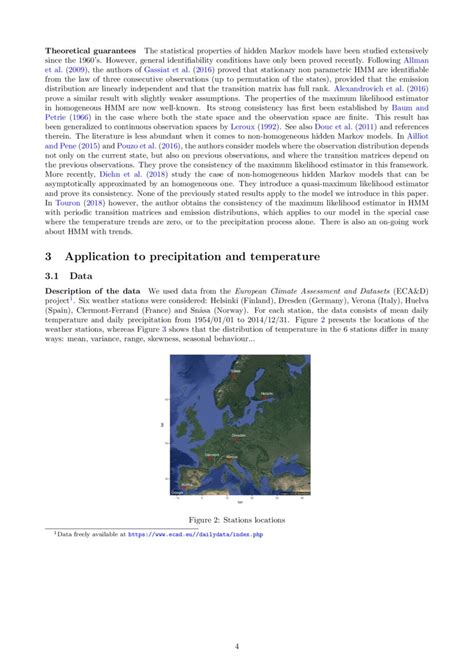 Bivariate Modelling Of Precipitation And Temperature Using A Non Homogeneous Hidden Markov Model
