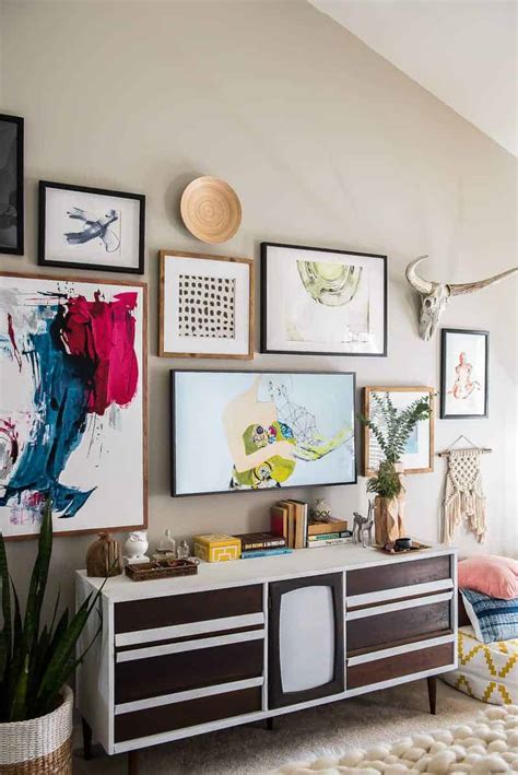 An Amazing Gallery Wall With The Frame Tv