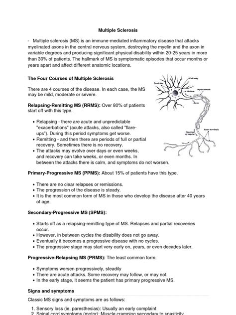 multiple sclerosis pdf multiple sclerosis clinical medicine