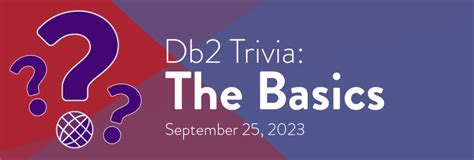 Db2 Trivia The Basics Planet Mainframe