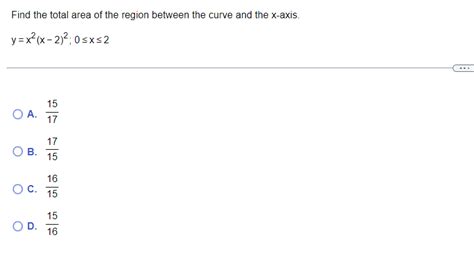 Solved Find The Total Area Of The Region Between The Curve Chegg