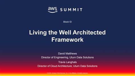 Living The Aws Well Architected Framework Pptx Cloud Computing Internet