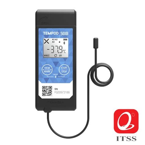 Bluetooth Ultra Low Temperature Data Logger With External RTD Probe TEMPSEN Model TEMPOD 50XB