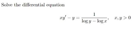 Solved Solve The Differential Equation Chegg