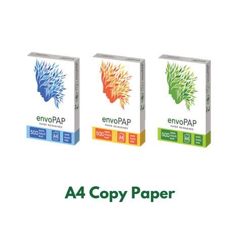 White Envo Pap Paper Reimagined Packaging Size 500 Sheets Per Pack
