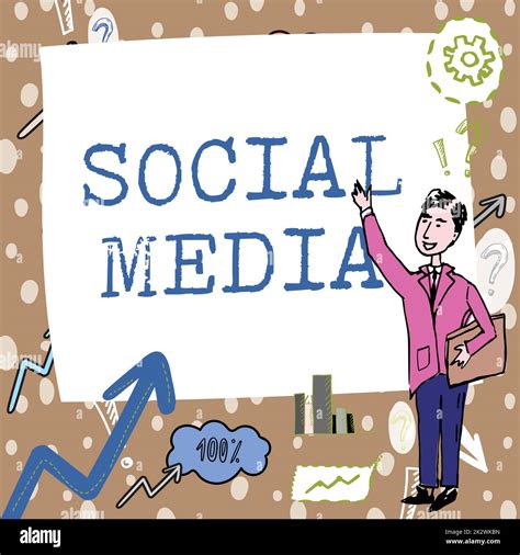 Text Showing Inspiration Social Media Word Written On Online