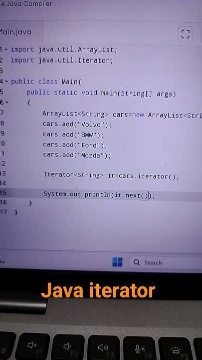 Iterator In Java Programming Javaprogramming Java Coding Coder 👩‍💻👍 Learn From Basics