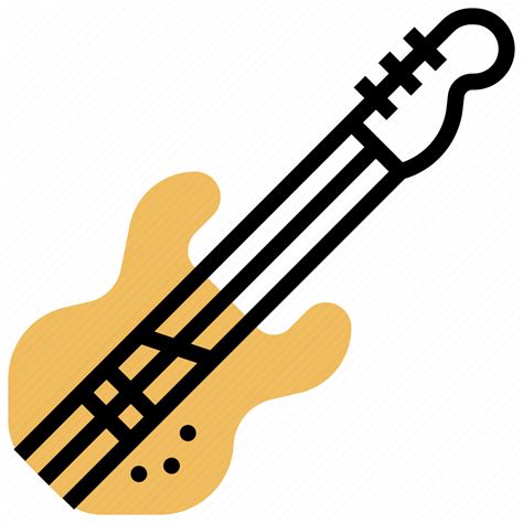 Band Bass Guitar Instrument Music Icon Download On Iconfinder