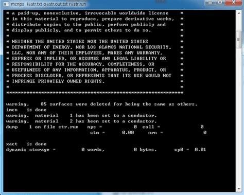 Help With Error Please Dump 1 On File On Mcnp • Physics Forums