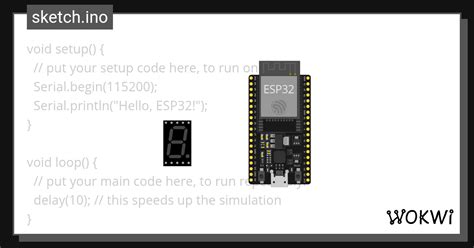 Actividad2 Display 7 Segmentos Wokwi Esp32 Stm32 Arduino Simulator