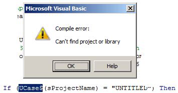 Does The VB IDE Highlight The Wrong Text When Certain Errors Occur Stack Overflow