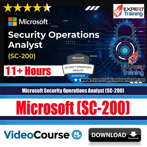 Sc 200 Microsoft Security Operations Analyst Course Expert Training