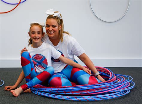 Alia Kirk Burnnand Guinness World Record Most Hula Hoops Spun Simultaneously By A Team — Happy