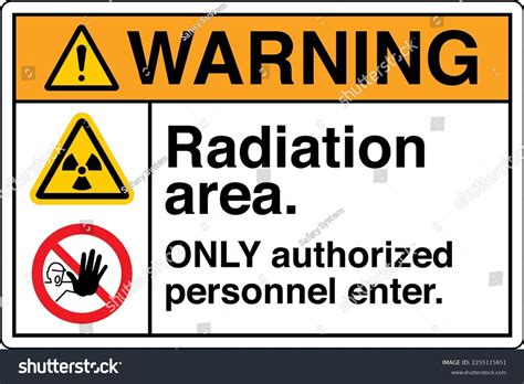 Safety Sign Marking Label Symbol Pictogram Royalty Free Stock Vector